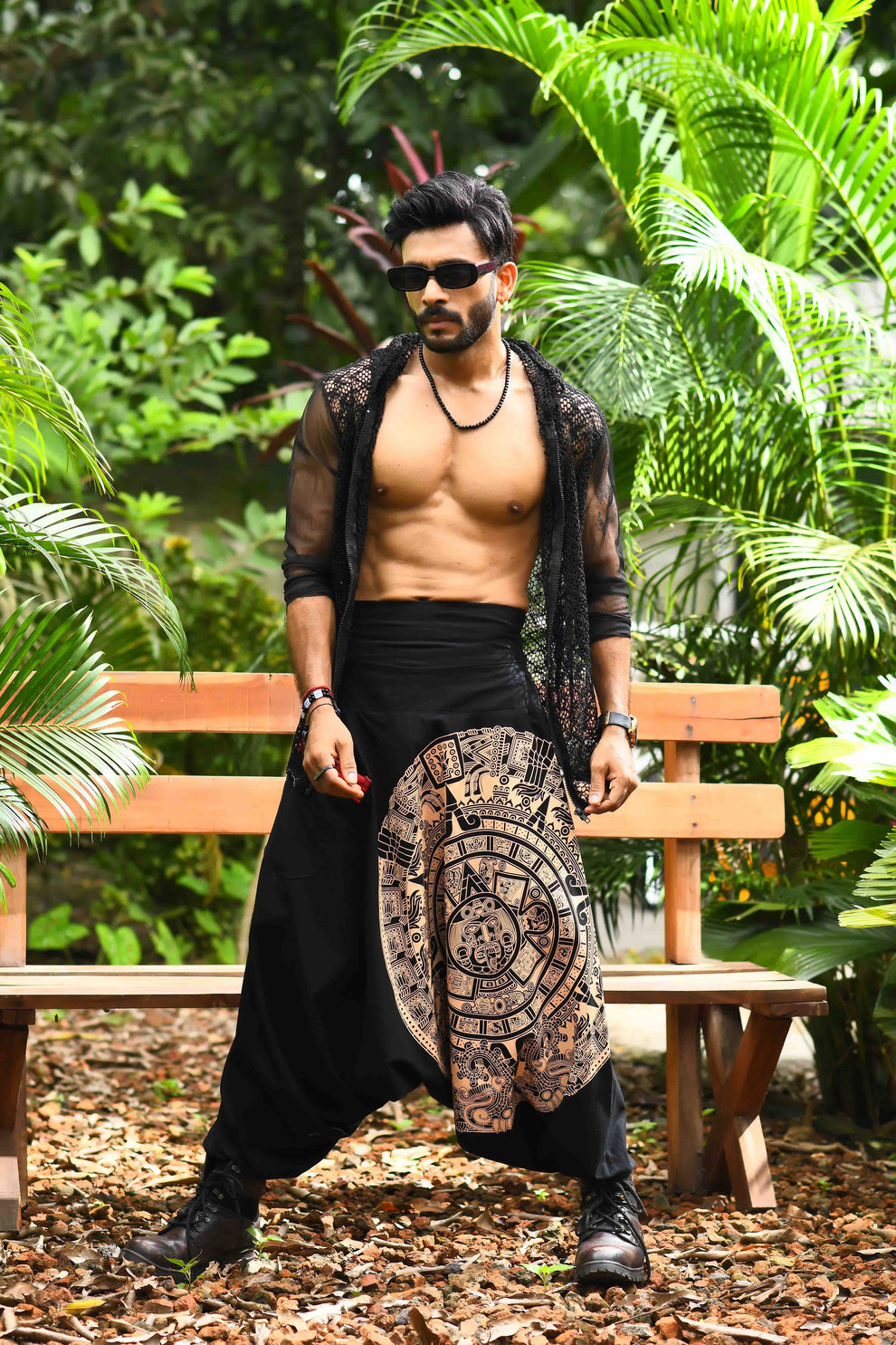 Mayan Calendar Unisex Bohemian Harem Pant | STAND OUT